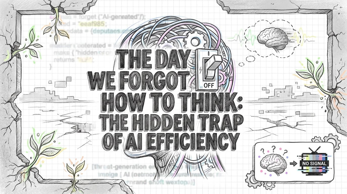 The Hidden Trap of AI Efficiency: How We're Forgetting How to Think